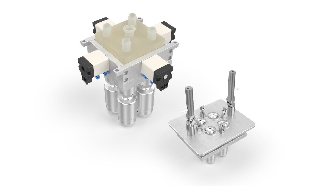 New GEMÜ multiport valve block for single-use applications